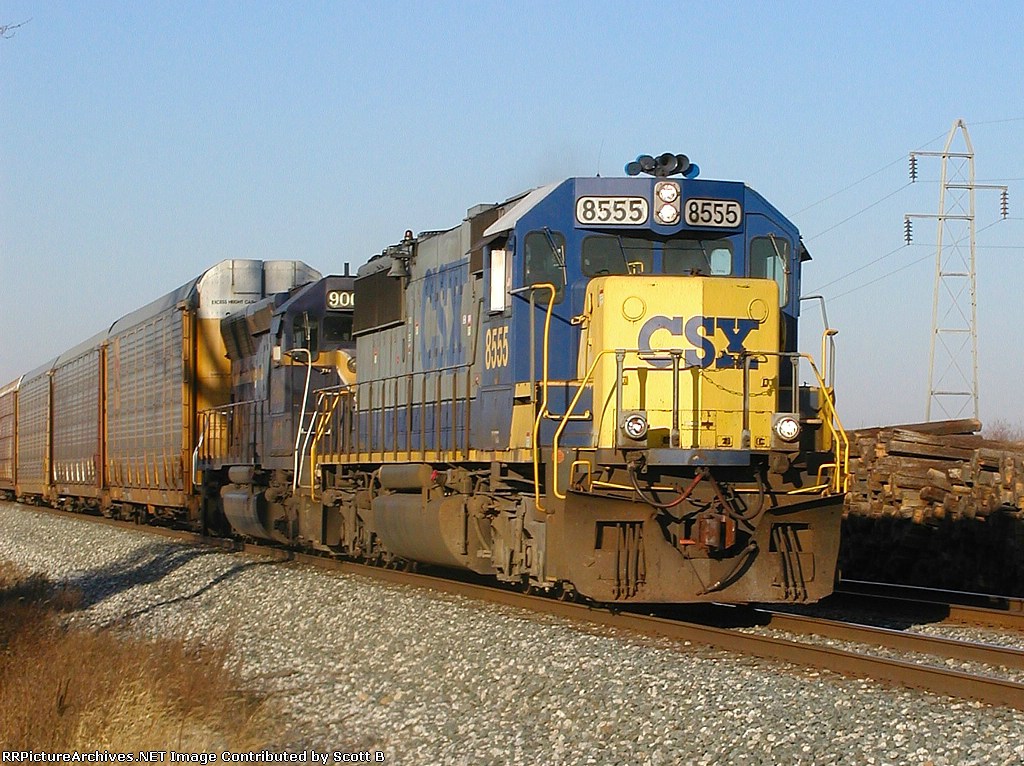 CSX 8555 Q216 9:=7 am East Fostoria